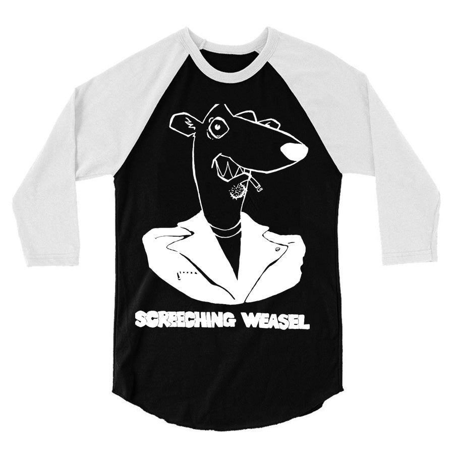 Screeching Weasel - Logo Raglan Shirt – Dr Strange Records Wholesale