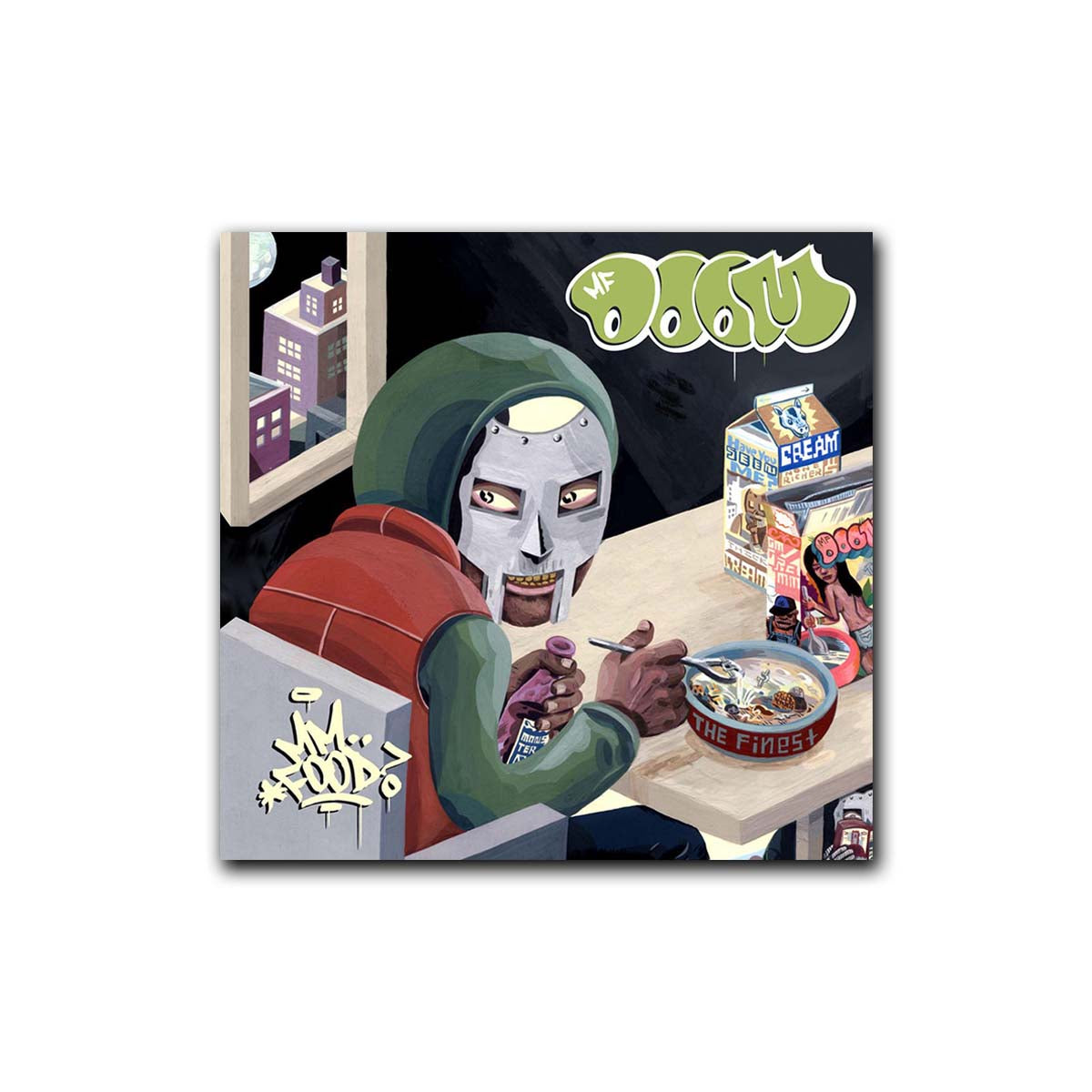 MF Doom - Food Sticker – Dr Strange Records Wholesale