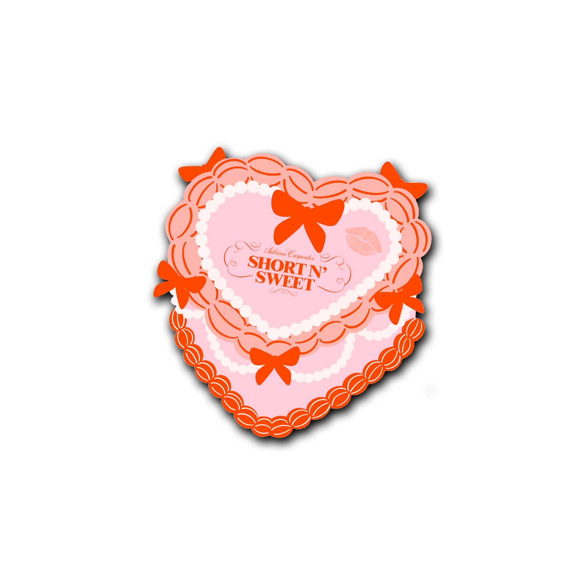 Sabrina Carpenter - Cake Sticker – Dr Strange Records Wholesale