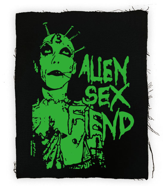 Alien Sex Fiend Back Patch Dr Strange Records Wholesale